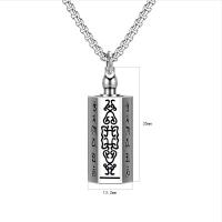 China Charm Pendants Can Contain Scriptures Shurangama Mantra Pendant with Kawu Box Attached for sale