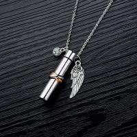 China Unique Designs Together Forever Memorial Pet Urn Pendant Stainless Steel Necklace for sale