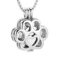 China Pet Cremation Jewelry for Ashes Stainless Steel Memorial Locket Necklace for sale