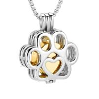 China Pet Cremation Jewelry for Ashes Stainless Steel Memorial Locket Necklace for sale