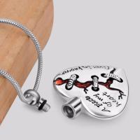 China Heart-Shaped Memorial Ashes Urn Necklace A Beautiful Way to Remember Your Loved One for sale