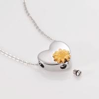 China Sunflower Urn Pendant Necklace A Creative and Fashionable Addition to Your Collection for sale