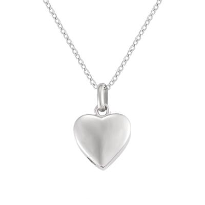 China 8 Year's Experience Stainless Steel Simple Classic Heart Type Open Urn Memorial Necklace Pendant for sale