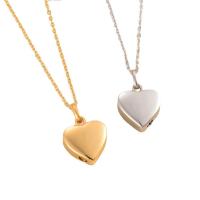 China 8 Year's Experience Stainless Steel Simple Classic Heart Type Open Urn Memorial Necklace Pendant for sale