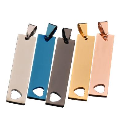 China Excellent Military Tag Necklace Custom Pendant Necklace in Five Color Stainless Steel for sale