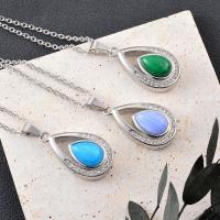 China Openable Ash Commemorative Necklace Light Luxury Wind Drop Diamond-Encrusted Pendant for sale