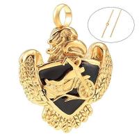 China Excellent Stainless Steel Eagle Motorcycle Memorial Urn Jewelry Necklace Pendant for Men for sale