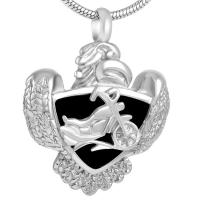 China Excellent Stainless Steel Eagle Motorcycle Memorial Urn Jewelry Necklace Pendant for Men for sale