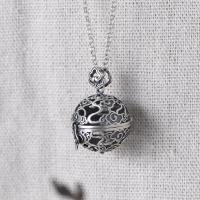 China S925 Silver Vintage Craft Silver Sachet Ball Pendant for Mould Making and Sample Making for sale