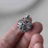 China S925 Silver Vintage Craft Silver Sachet Ball Pendant for Mould Making and Sample Making for sale