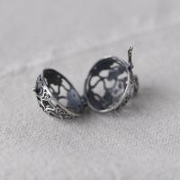 China S925 Silver Vintage Craft Silver Sachet Ball Pendant for Mould Making and Sample Making for sale