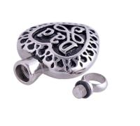 China Stainless Steel Mom Dad Heart Urns Pendants Necklace Cremation Jewelry for Keepsake for sale