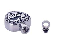 China Stainless Steel Mom Dad Heart Urns Pendants Necklace Cremation Jewelry for Keepsake for sale
