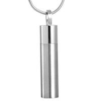 China Stainless Steel Cremation Ashes Keepsake Urn Pendant Necklace for Dog/Cat Remembrance for sale