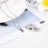 China Lovely Elephant Memorial Necklace Jewelry SUS304 Stainless Steel Cremation Ashes Urn for sale