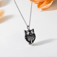China Stainless Steel Owl Pendant Unique Design for Perfume Bottle Opening and Ash Memorial for sale