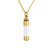 China Stainless Steel Open Transparent Cylinder Pendant Perfume Bottle for Picture Display for sale