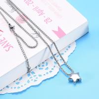 China High Polished Stainless Steel Star Memorial Urn Necklace Ashes Holder Cremation Keepsake Jewelry For Women Engravable for sale