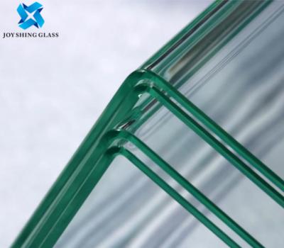 China CE Certified Laminated Safety Glass Sheets 6.38mm to 12.38mm Thickness with 3300x22000mm Maximum Size for sale