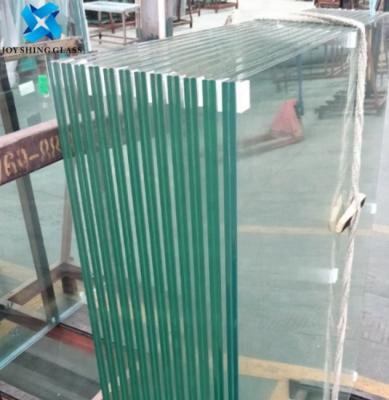 China Customized 0.76mm Ultra Clear PVB Laminated Glass Awning 6.38mm to 100mm Thickness for sale