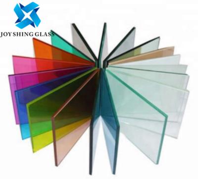 China JOYSHING Tinted Tempered Safety Glass 4mm-19mm Thickness, 3300x22000mm Maximum Size for sale