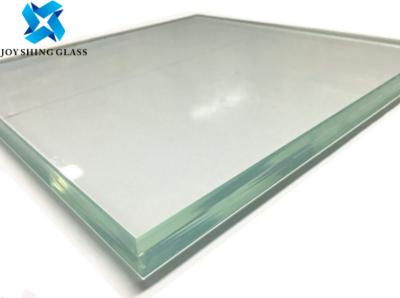 China 8mm 12mm Ultra Clear Tempered Laminated Glass with UV Protection for Commercial Buildings 1830×2440mm for sale