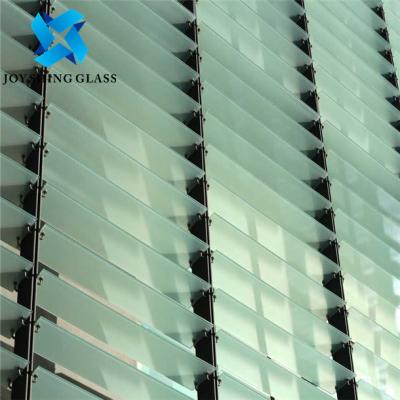 China Custom Flat Louver Glass Blade 4-8mm Thickness with CE Certificate in 6x36