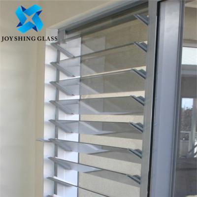 China Custom Louver Glass Blades 4mm 5mm 6mm 8mm Thickness - 10 Year Warranty - JY-LG104 Model for sale
