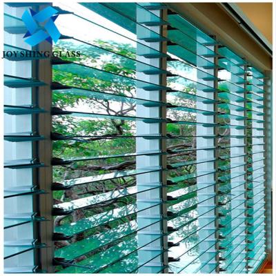 China Waterproof Louver Glass Blade 4mm 5mm 6mm Window Shutter Glass - JY-LG101 Model for sale
