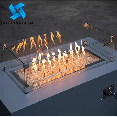 China 20mm Fireproof Tempered Glass - 3300x2440mm Size, 10-Year Warranty, High Temperature Resistance for sale