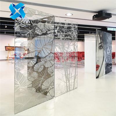 China Tempered Digital Colored Glaze Glass 4mm-19mm Thickness with 2800x12000mm Max Size for sale