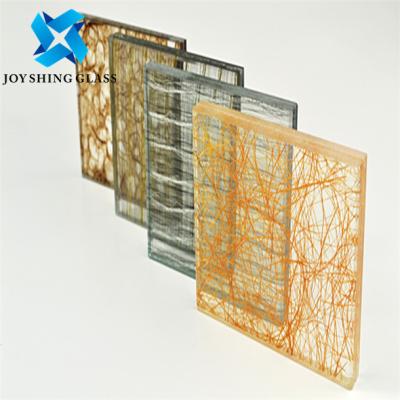 China Custom Wall Decor Specialty Tempered Art Glass 3mm-19mm Laminated Wired Glass with 10-Year Warranty for sale