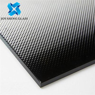 China Curved Coated Silk Screen Glass - Custom Sizes 1830×2440mm & 2140×3660mm, 4-10mm Thickness, 450mm Minimum Radius for sale