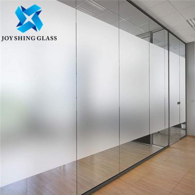 China Anti Reflection Frosted Tempered Glass Panels 3mm-19mm Thickness for Interior Design Applications for sale