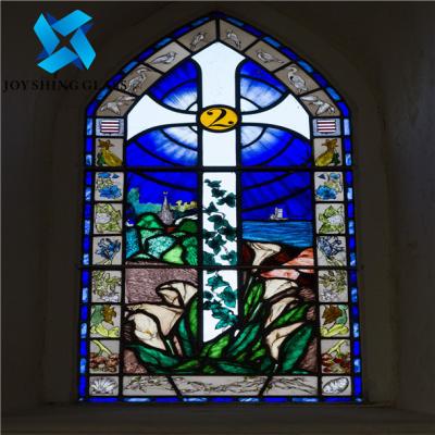 China Custom Architectural Church Stained Glass Windows 3mm-8mm Thickness with 5-Year Warranty for sale