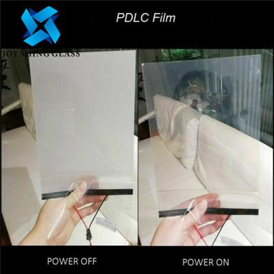 China Switchable Smart Glass Windows PDLC Film 1mm-19mm Self-Adhesive with 40-60VAC Operation and 10-Year Lifespan for sale