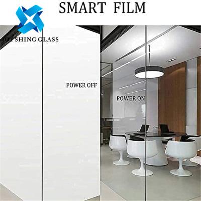 China Super Thin Switchable Smart Glass with 48V AC Operation and 80% Light Transmittance for Intelligent Privacy Windows for sale