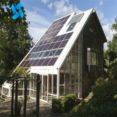 China Transparent Tempered Solar Glass 3.2mm with 91.7% Transmittance for Photovoltaic Panels and Building Applications for sale