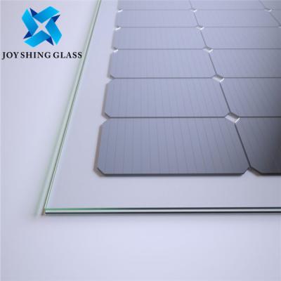 China Low Iron Tempered Solar Glass 2.5mm 4mm with 91.5% Transmittance for Photovoltaic Panels for sale