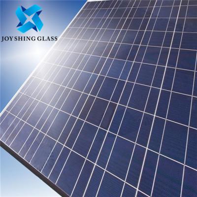 China 3.2mm AR Solar Tempered Patterned Glass with 91.7% Transmittance for Building Photovoltaic Systems for sale