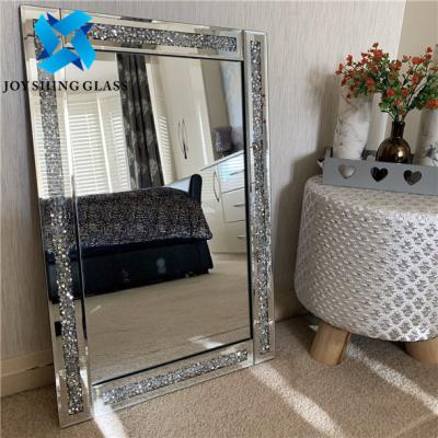 China Antique Silver Mirror Glass 1mm-8mm Thickness with Custom Sizes 1830×2440mm for Home & Commercial Use for sale