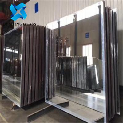 China Square Aluminum Mirror Glass 1.8mm to 6mm Thickness Custom Sizes 2440x3660mm Wall Mounted for sale