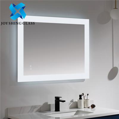 China Smart LED Bathroom Mirror 2440x3660mm with Anti-Fog & Bluetooth - 5mm Silver Mirror AC 110-240V for sale