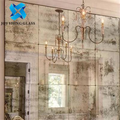 China Custom Antique Mirror Glass Sheet 3mm-8mm Thickness, Large 3660x2440mm Size for Hotel & Commercial Use for sale