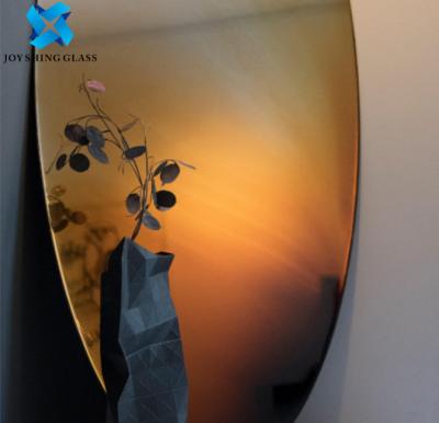 China Art Deco Colored Glass Mirror 2mm-8mm Thickness | Custom Sizes 1830×2440mm | Multiple Colors for sale