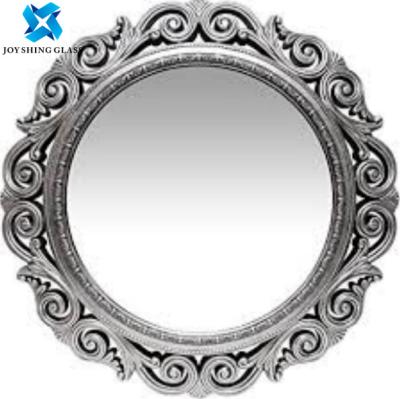 China OEM Custom Decorative Wall Mirror 1.1mm-8mm Thickness, Silver Gold Frame Options for Living Room & Commercial Use for sale