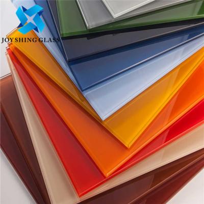 China 3mm-12mm Colored Tempered Glass Sheets with Silkscreen Printing - Custom Sizes up to 2140x3660mm for sale