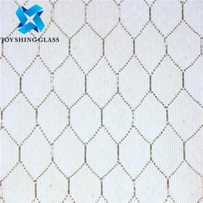 China Metal Mesh Laminated Float Glass 3mm-19mm Soundproof UV Protection for Architectural Applications for sale