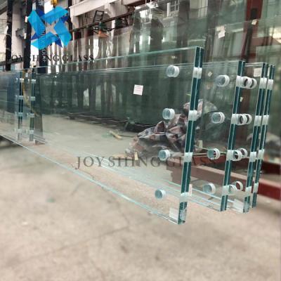 China Clear Tempered Laminated Safety Glass 6.38-100mm Thickness with 99% UV Protection for Greenhouses and Buildings for sale