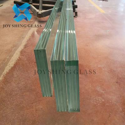 China PVB Laminated Safety Glass 6mm with 0.76mm Interlayer - Clear, Milky White, Custom Colors Available for sale